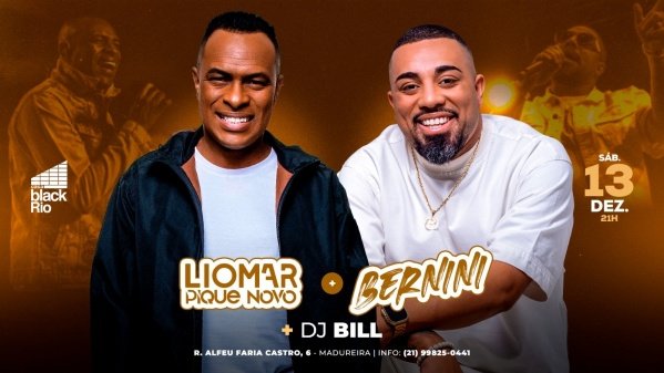 PAGODE COM LIOMAR PIQUE NOVO E RAFAEL BERNINI + DJS em Rio de Janeiro - Sympla