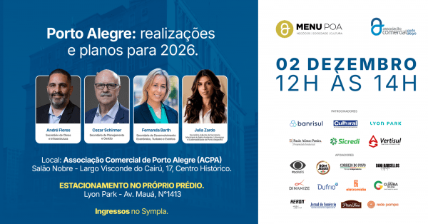 MENU POA | Porto Alegre: realizações e planos para 2026. em Porto ...
