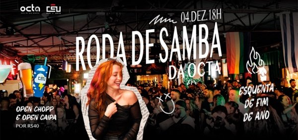 Roda de Samba da Octa no Céu - 04.12.2025 em Porto Alegre - Sympla