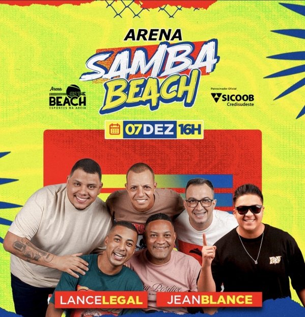 Arena Samba Beach em Muriaé - Sympla