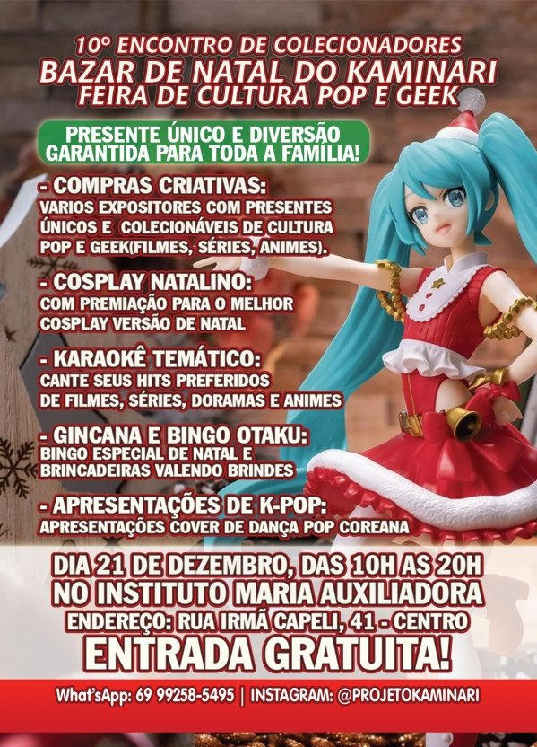 Kaminari Especial de Natal - 10º Encontro de Colecionadores em Porto ...