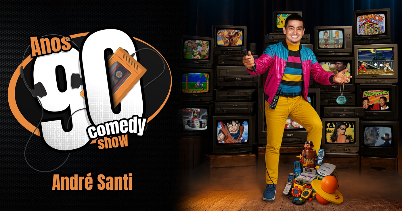 André Santi - Anos 90 Comedy Show em Cotia - Evento ON