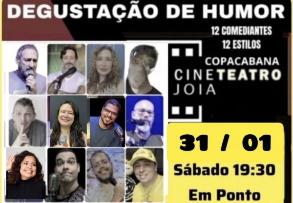 DEGUSTAÇÃO DE HUMOR COPACABANA com COLETIVO 12 convidado FLÁVIO PERSY ...