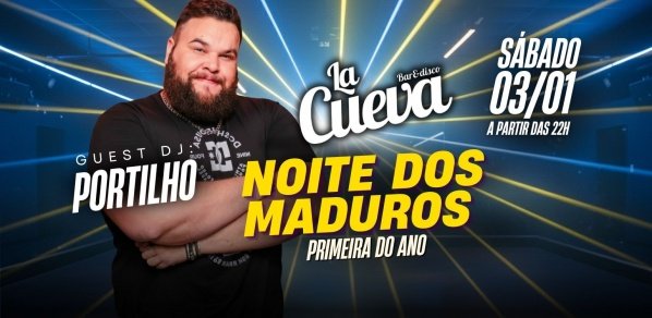 NOITE DOS MADUROS PRIMEIRA DO ANO COM DJ PORTILHO em Rio de Janeiro ...