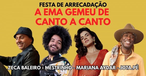 Mestrinho, Mariana Aydar, Zeca Baleiro e Jota.Pê no Canto da Ema em São ...