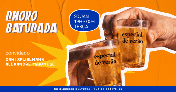 Choro Batucada Especial Verão - Glorioso Cultural em Rio de Janeiro ...