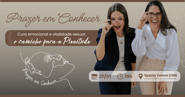 Prazer em Conhecer em Aracaju - Sympla