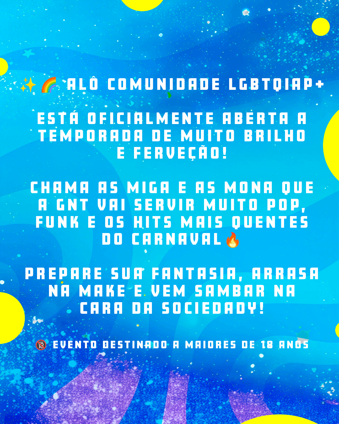 Cremosa pré-carnaval! em Americana - Sympla