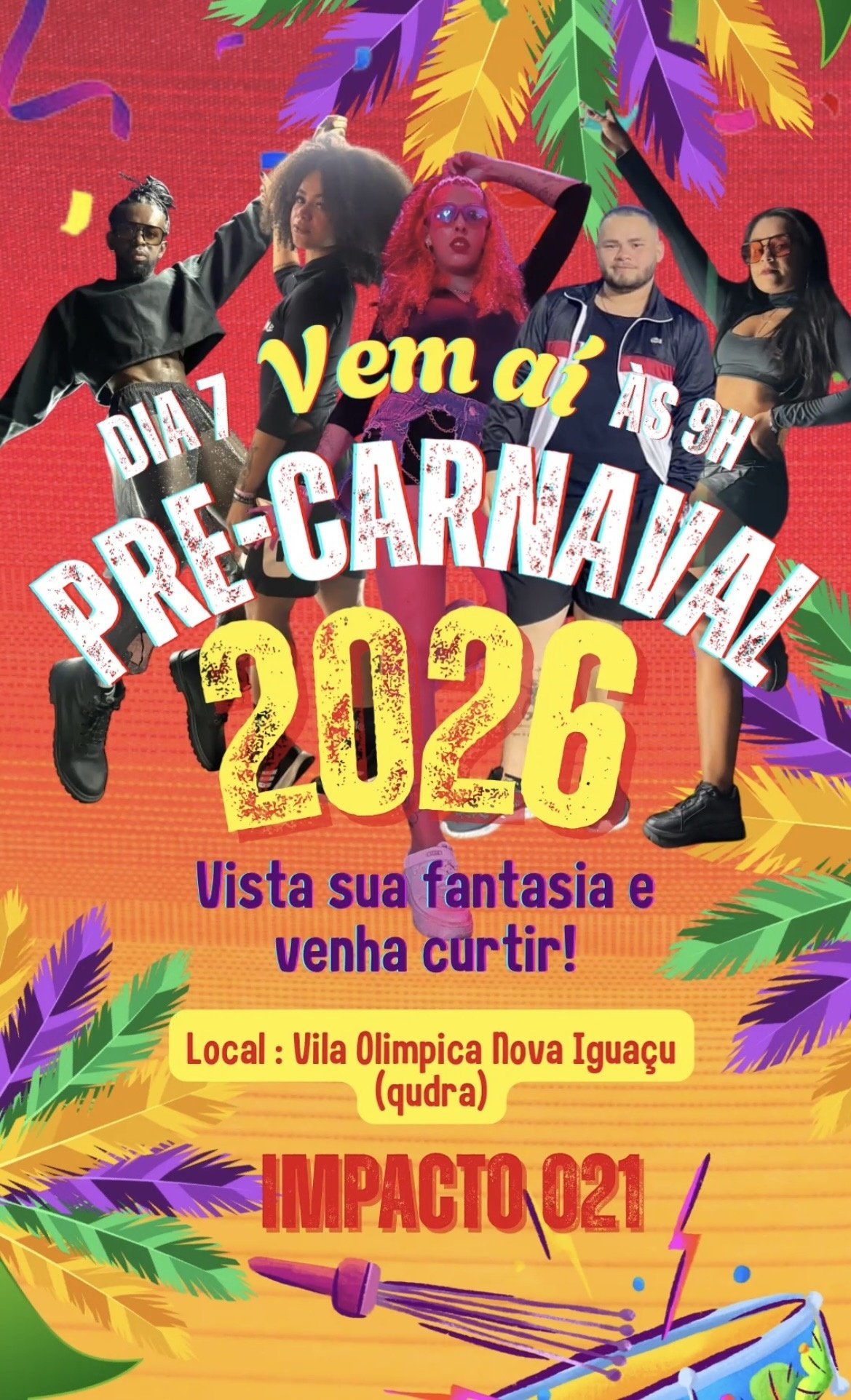 Pré-carnaval Impacto 021 em Nova Iguaçu - Sympla