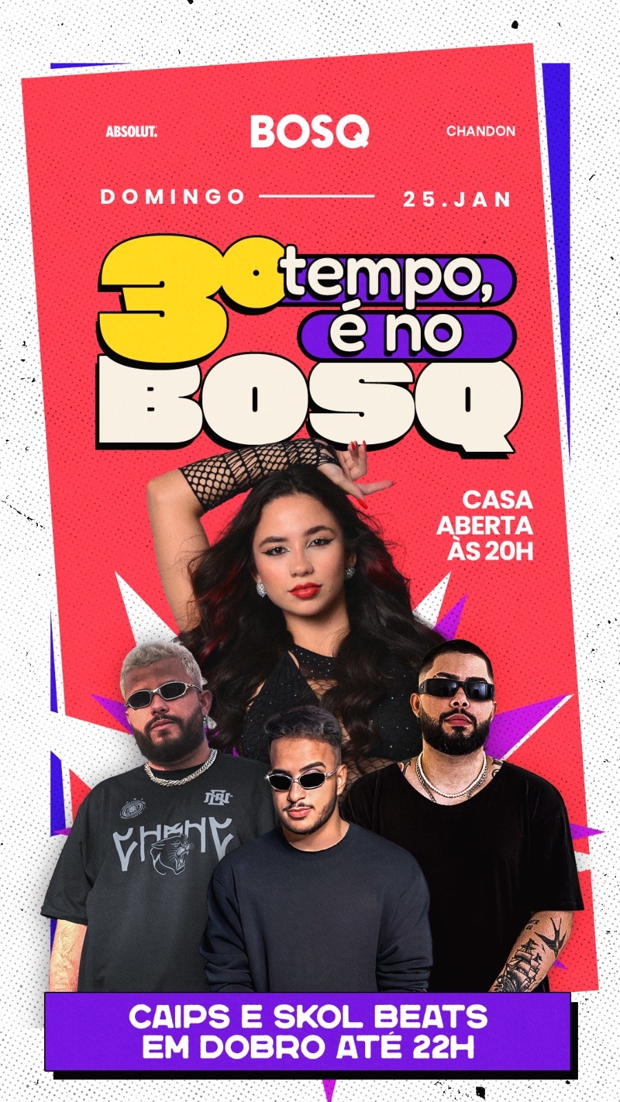 3º TEMPO E NO BOSQ! em Montes Claros - Sympla