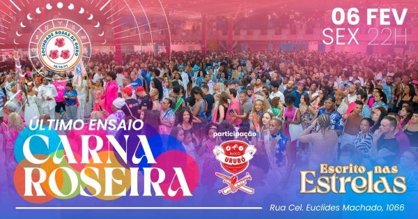 Carna Roseira com o Bloco Urubó - 06/02/2026 em São Paulo - Sympla