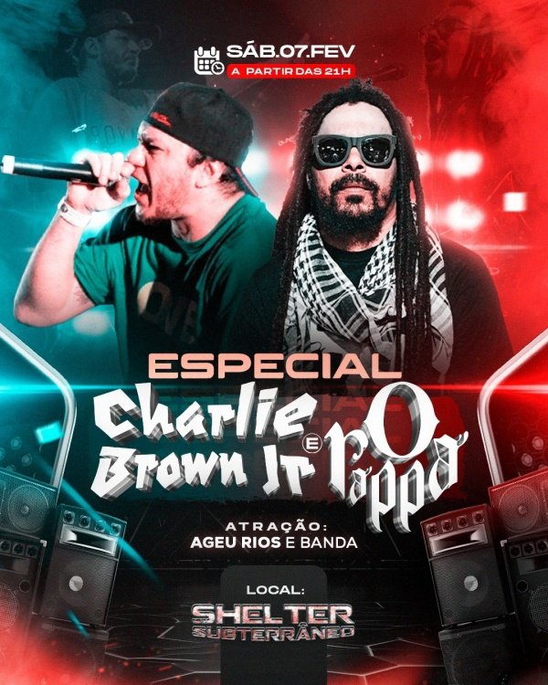 Especial Charlie Brown Jr e O Rappa em Porto Velho - Sympla