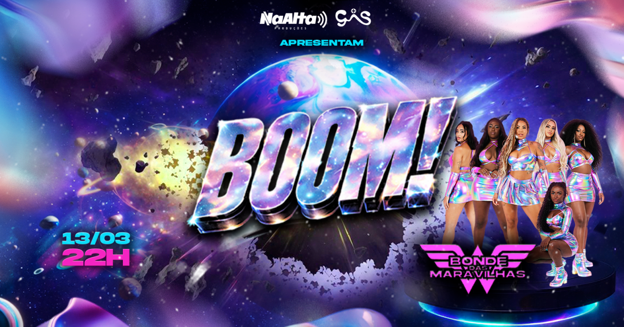 Festa BOOM Convida Bonde das Maravilhas em BH em Belo Horizonte - Sympla