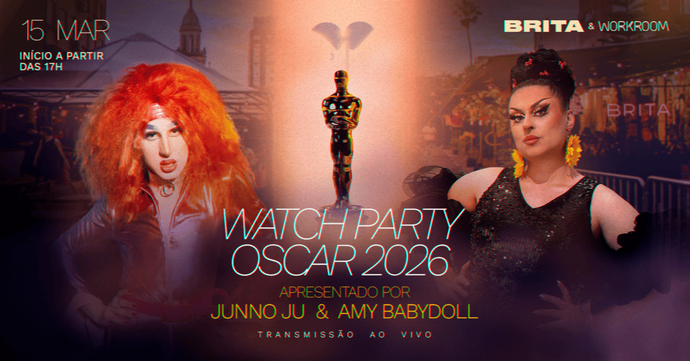 Watch Party Oscar 2026 / Workroom & Brita em Porto Alegre - Sympla