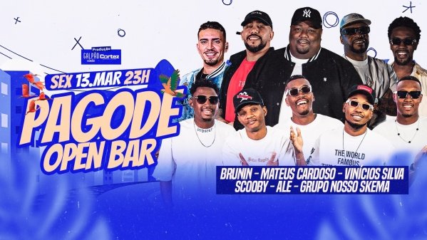 PAGODE OPEN BAR no Galpão 20 em Ribeirão Preto - Sympla