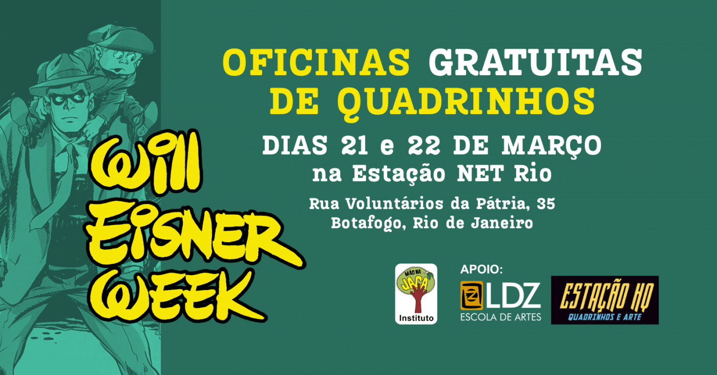 OFICINAS WILL EISNER WEEK 2026 Rio de Janeiro em Rio de Janeiro - Sympla