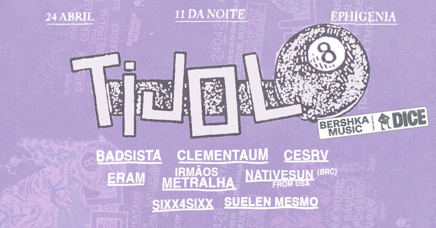 TIJOLO RECORDS @ EPHIGENIA em São Paulo - Sympla