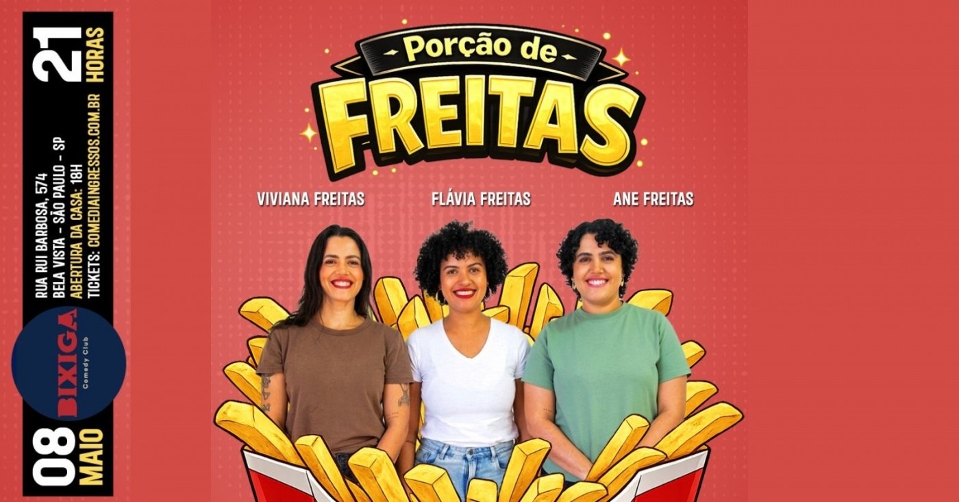 Porção de Freitas - Stand Up Comedy em São Paulo - Sympla