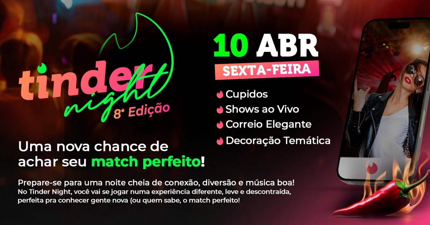 Tinder Night no St. Johns - 8º Edição em São Paulo - Sympla