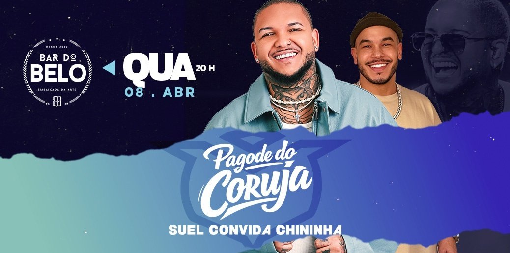 BAR DO BELO APRESENTA: PAGODE DO CORUJA (SUEL CONVIDA CHININHA) em Rio ...