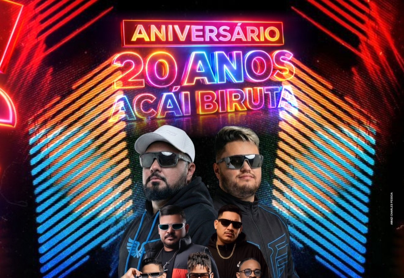ANIVERSÁRIO 20 AÇAÍ BIRUTA EDIÇÃO ROCK DOÍDO em Belém - Sympla