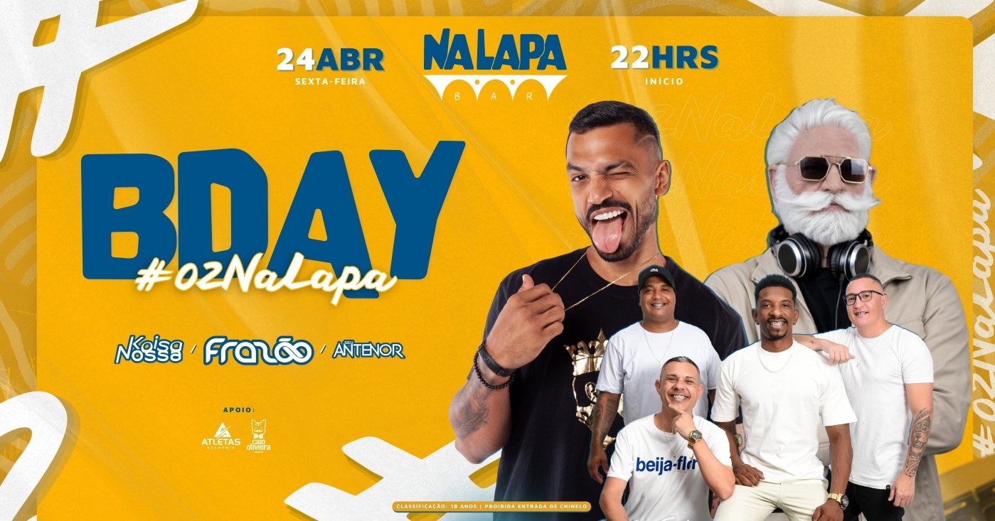 B-DAY 02 ANOS NALAPA em Cachoeiro de Itapemirim - Sympla