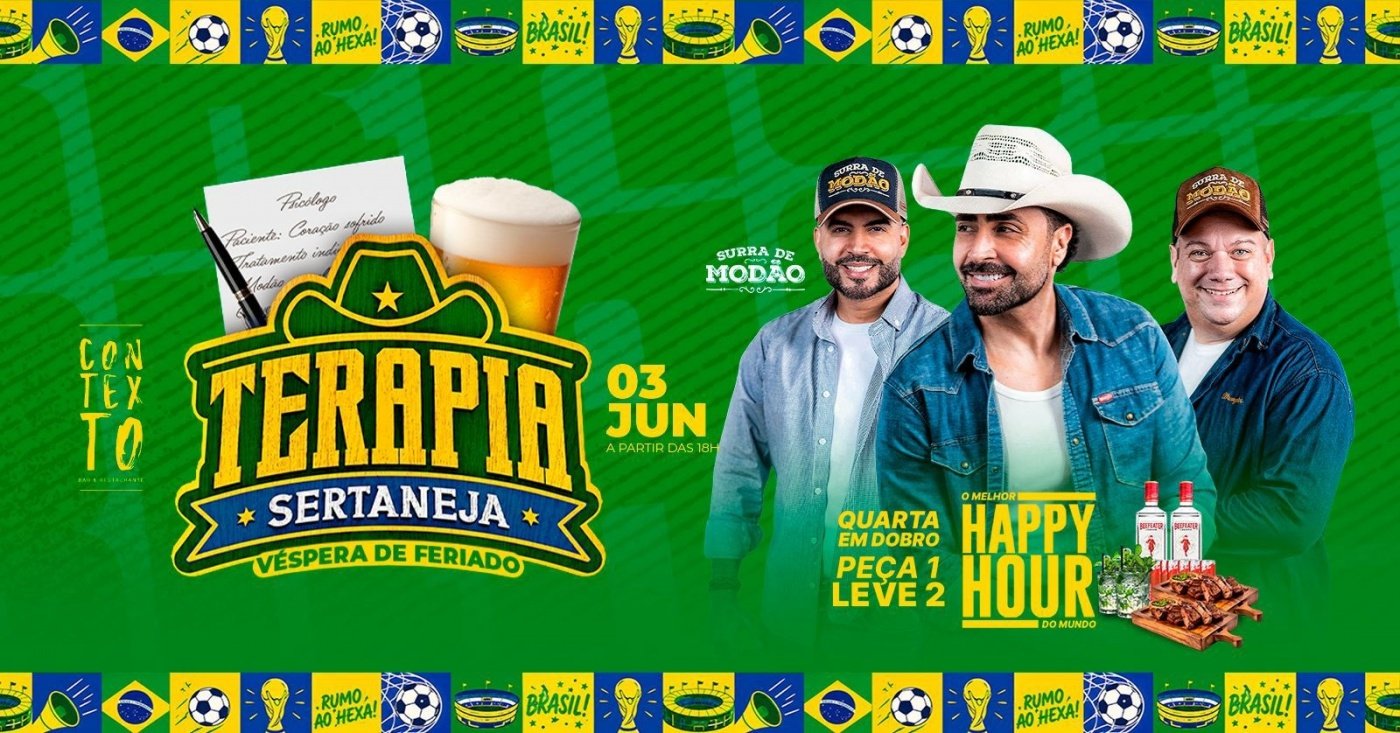 Surra de Modão + Cardápio em Dobro na Varanda do Contexto | 03.06 em ...