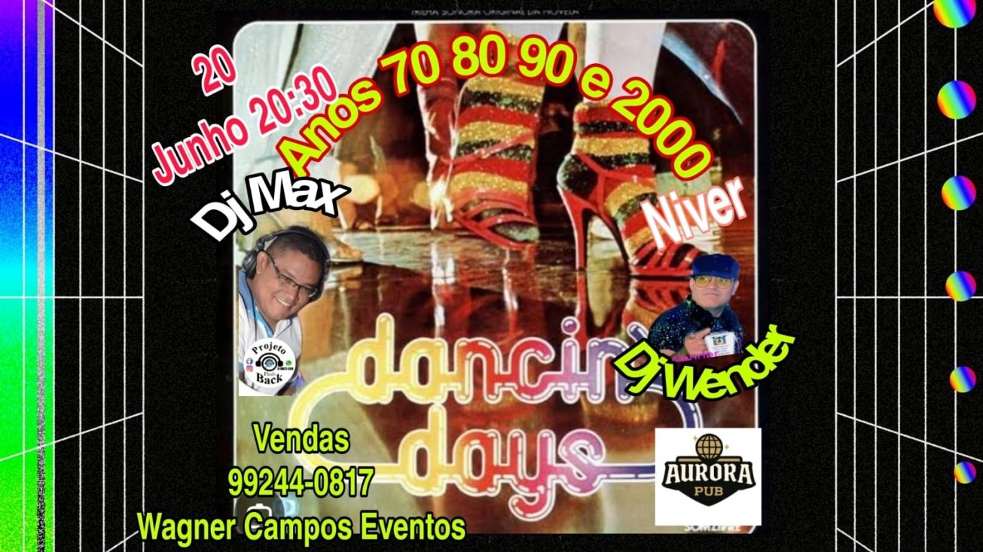 Festa de Época dos Anos 70 ,80 90 e 2000 Niver DJ Wender , Embalos de ...