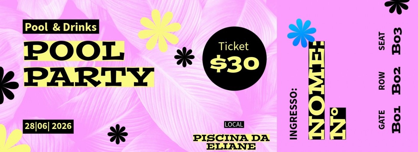 Pool Party em Itamarati - Sympla