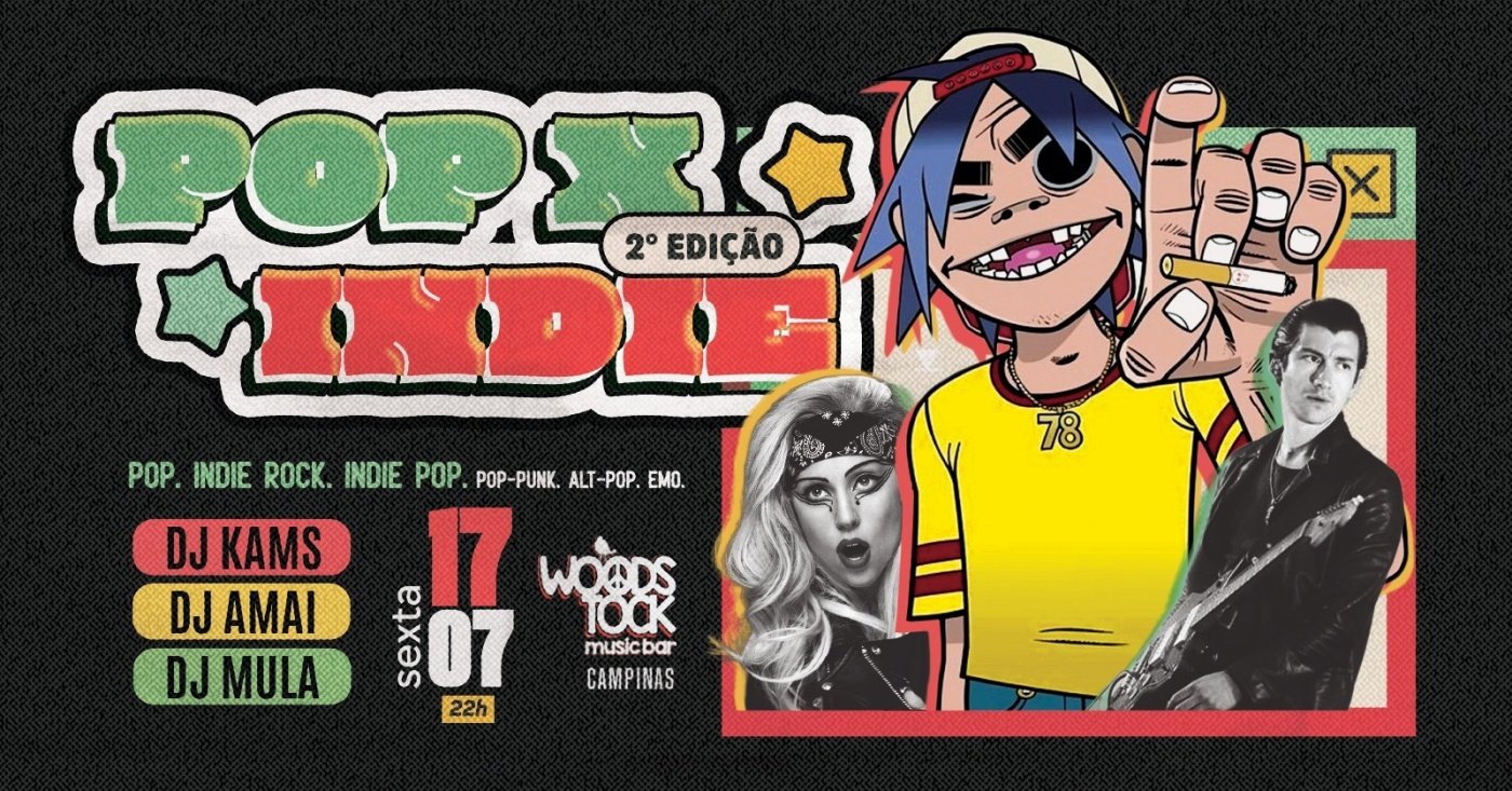 PopxIndie | Pop. Indie Rock. Indie Pop. e muito mais no Woodstock em ...